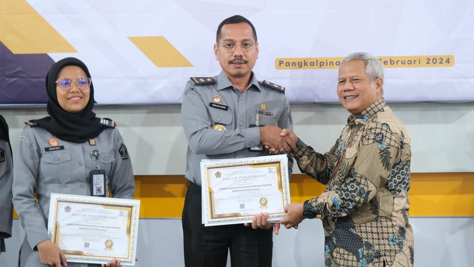 4 UPT Wilayah Kemenkumham Babel Mendapat Penghargaan - Exsekusinews.id