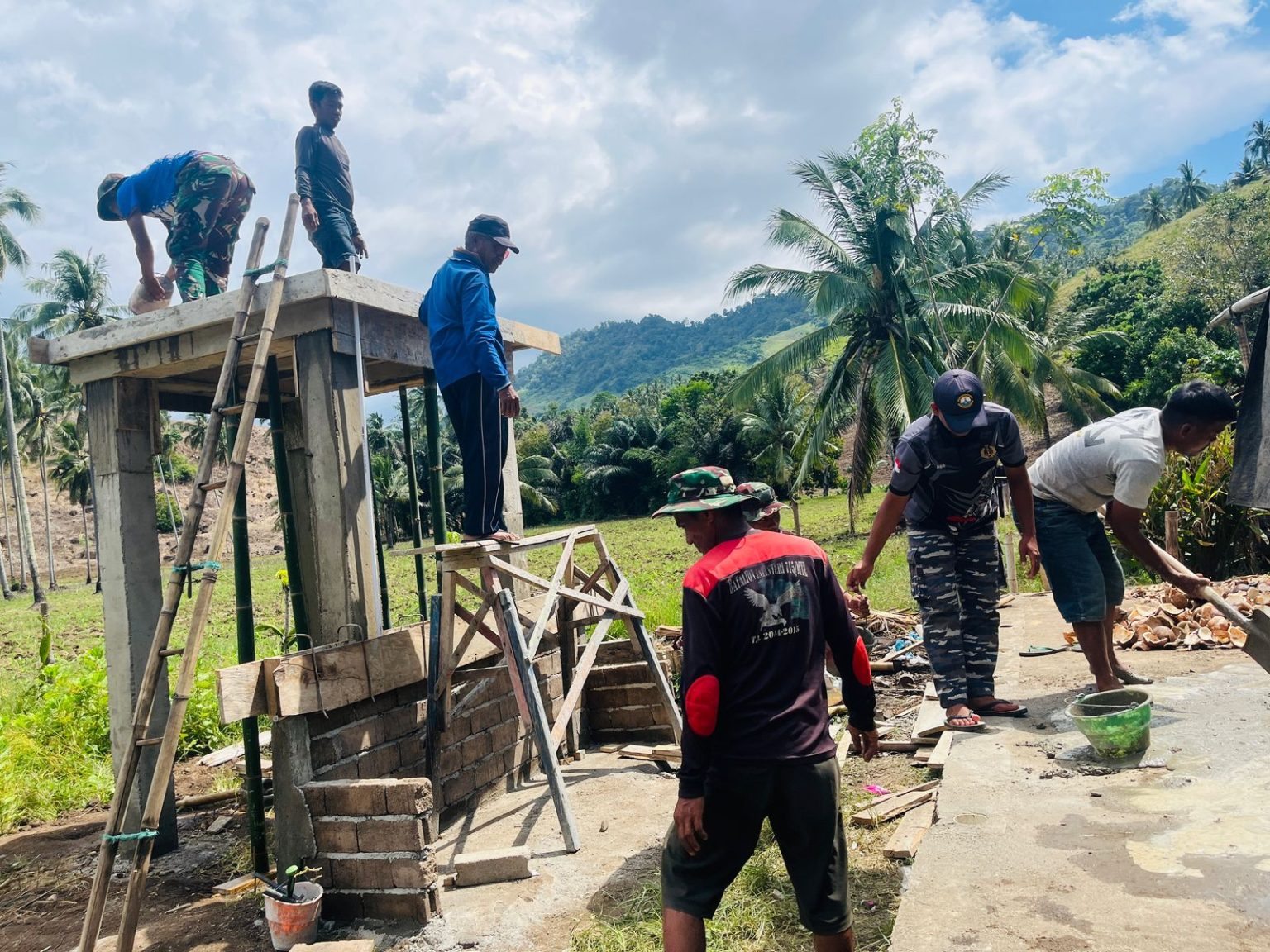 Sumur Bor TMMD Ke-124 Kodim 1314/Gorut,Solusi Air Bersih Bagi Warga Molonggota - Exsekusinews.id