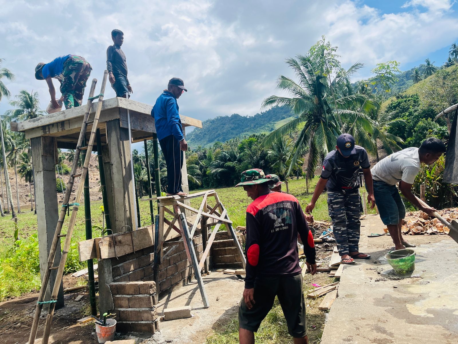 Sumur Bor TMMD Ke-124 Kodim 1314/Gorut,Solusi Air Bersih Bagi Warga Molonggota - Exsekusinews.id