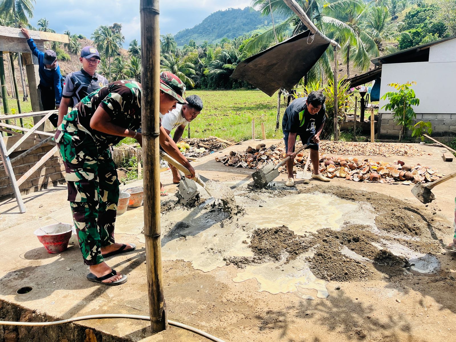 Sumur Bor TMMD Ke-124 Kodim 1314/Gorut,Solusi Air Bersih Bagi Warga Molonggota - Exsekusinews.id
